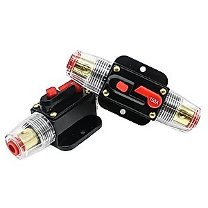 100A 80A 60A 50A 40A 30A 20A 12V / 24V / 48V DC Resettable Circuit Breaker Resettable Insurance for Solar Photovoltaic Connector (Color : 150A)