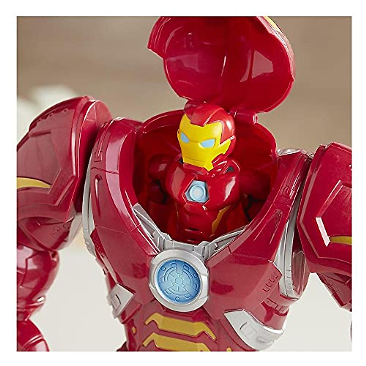Playskool Heroes Mega Mighties Marvel Super Hero Adventures Hulkbuster, Collectible 12-Inch Action Figure