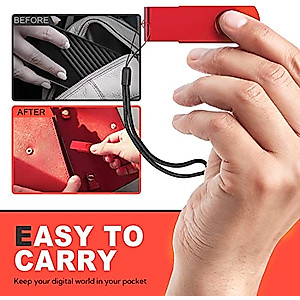 Flash Drive 4GB 5 Pack USB 2.0 Thumb Drives Uflatek Memory Sticks Portable USB Stick Rotate Jump Drive Bulk Drives Multi-Color Pendrive Metal USB Flash Drives with Lanyard