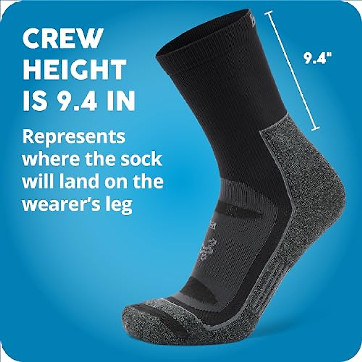 Balega Blister Resist Performance No Show Athletic Running Socks for Men and Women (1 Pair), Legion Blue/Grey, Small