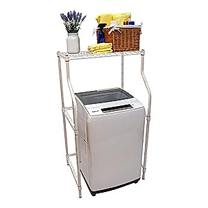 Magic Chef, MCSLS12W Compact Laundry Stand, White
