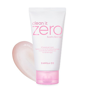 BANILA CO NEW Clean It Zero Foam Cleanser 150ml, all skin types, creamy foam cleanser with natural herbs