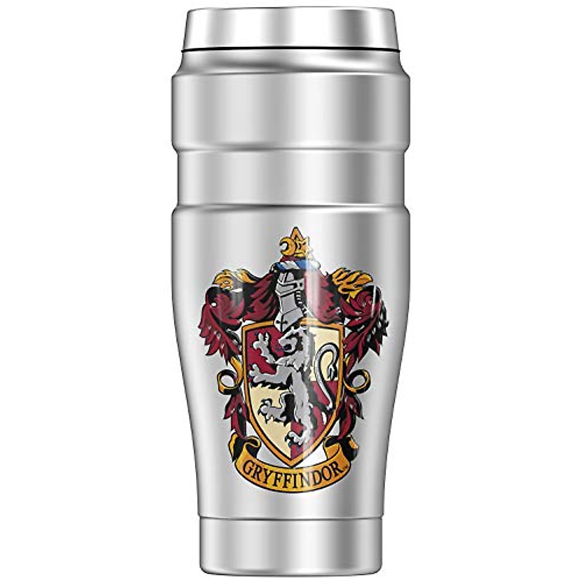 THERMOS Harry Potter Gryffindor House Crest, STAINLESS KING Stainless Steel Travel Tumbler, Vacuum insulated & Double Wall, 16oz