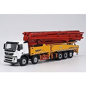 SANY 62m x Foot Concrete Pump Truck 1/50 DIECAST Model