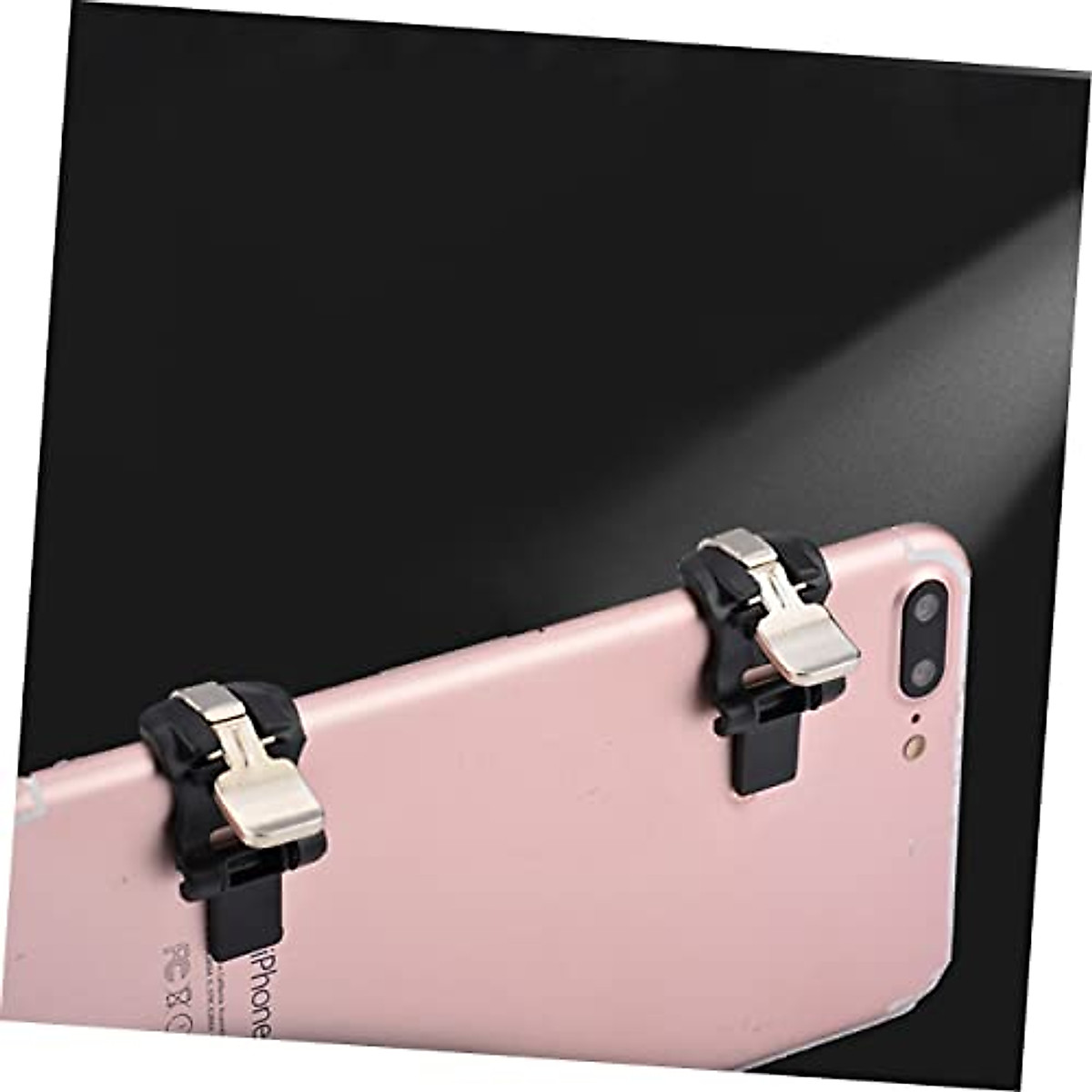 UKCOCO Black Buttons 1 Pair Artifact Chicken Shooter Chicken- Assist Black Shooting for Gaming Mobile Eating Button Tool Aim Quick Key Eat Phone Game Fire Games Trigger Conter S Metal Push Button