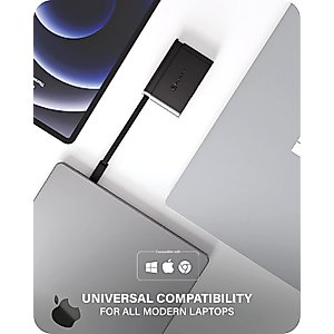 ALOGIC USB C Hub, 100W Laptop Charging, 4K HDMI, Gigabit Ethernet, USB A, USB C, Travel Dock, Compatible with Compatible with MacBook, Surface laptops, XPS and More(Thunderbolt 3 Compatible)