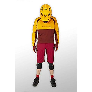 Endura Men's MT500 Burner Long Sleeve MTB Cycling Jersey II Electric Blue, Medium