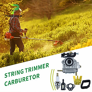 POSEAGLE 3074502 Carburetor for Toro 51930, 51932, 51934, 51930B, 51932B, 51934B String Trimmers and RedMax BC 250, BT 250, HE 250 F Brush Trimmers