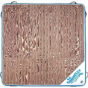 Connelly CWB Party Cove Dock, 8' Inflatable Non-towable Floating Water mat, Brown