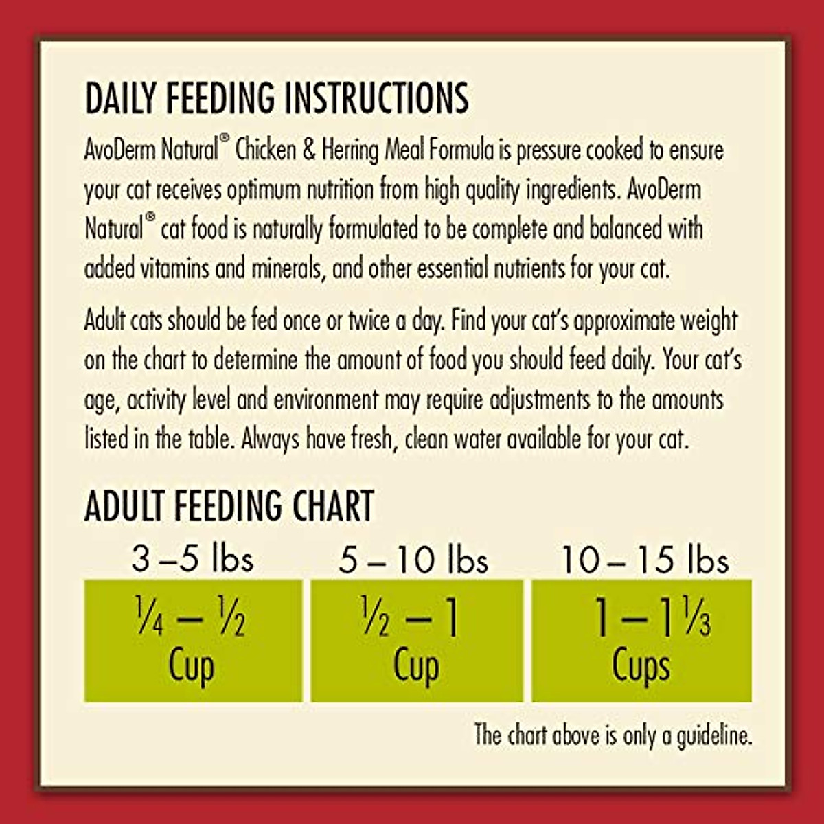 Avoderm Natural Chicken & Herring Meal Formula Dry Cat Food, 6-Pound