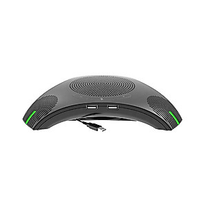 Project Telecom | Omni-Directional Hi-Fi Audio Conference USB Speakerphone with Microphone | Compatible with Microsoft Teams | Zoom | Cisco Webex | VoIP Softphone Applications