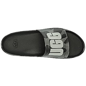 UGG Men's Wilcox Slide CAMOPOP Sandal, Black, 10