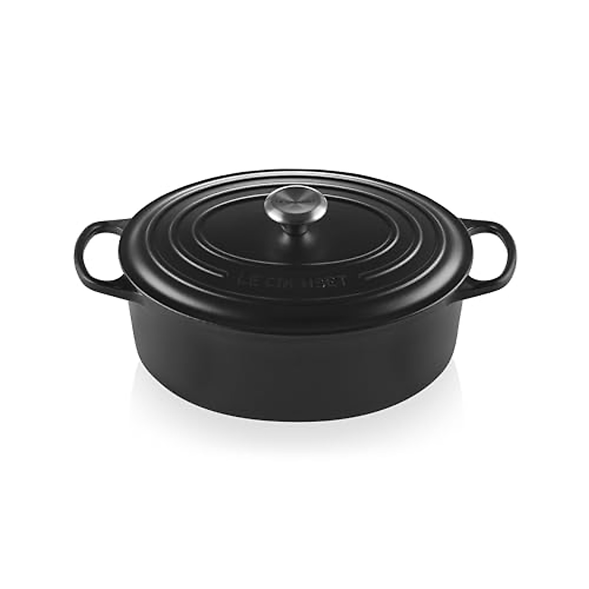 Le Creuset Enameled Cast Iron Signature Oval Dutch Oven, 6.75 qt., Licorice
