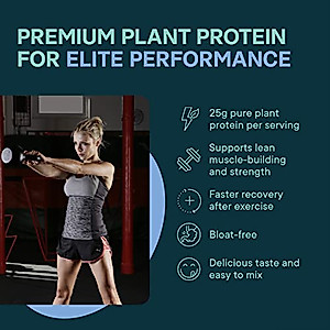 Ora Organic Work It: Ultra Clean Plant-Based Protein Powder Optimized for Recovery and Performance - with Tart Cherry, ProHydrolase, and Probiotics - 15 Servings (Chocolate, 15)