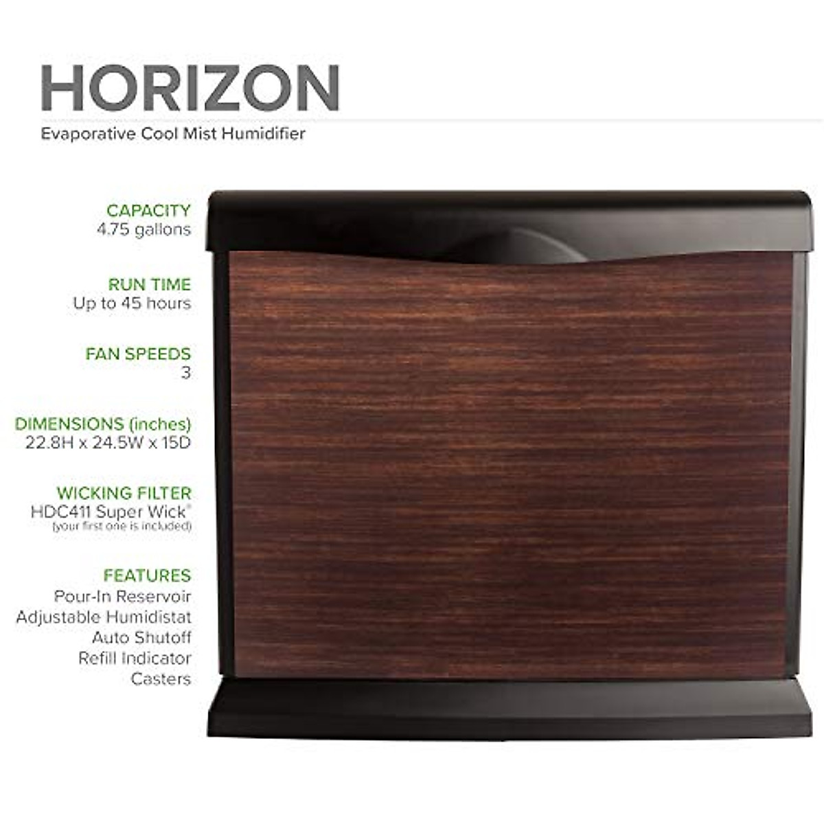 AIRCARE Digital Whole-House Console-Style Evaporative Humidifier for Coverage up to 3,700 sq. ft. (Copper Night)