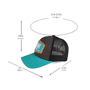INAGWE Miami Football Hats City Caps Snapback Adjustable Hat Gift Present for Men/Women
