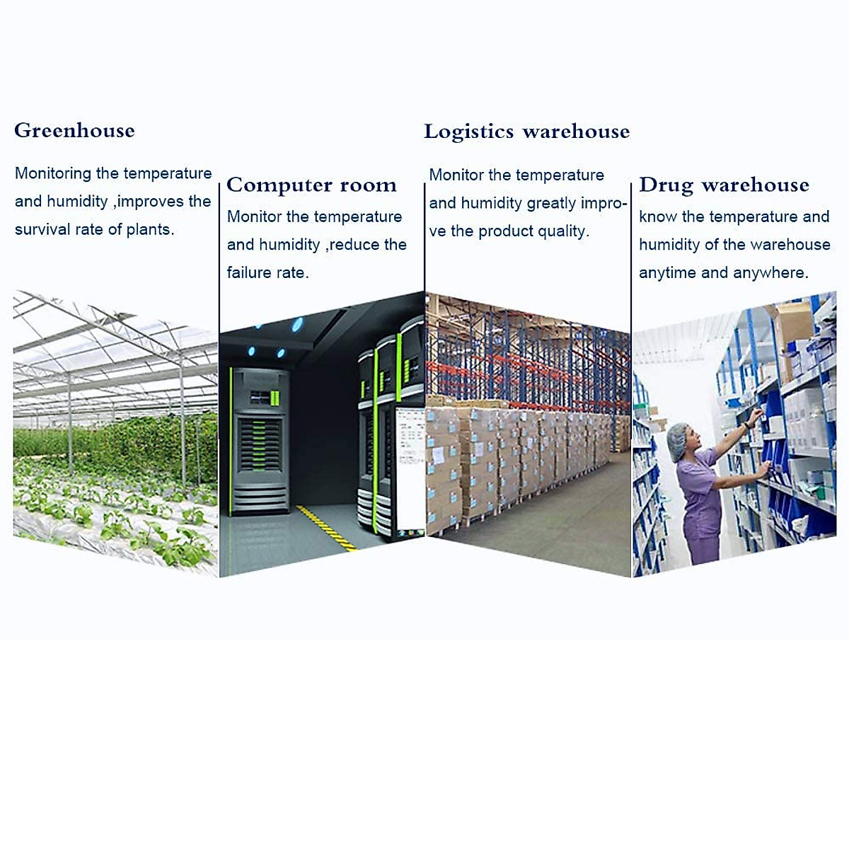 PCsensor USB Temperature Humidity Meter Monitor Indoor Outdoor Thermometer Humidity Automatic Induction Measure Recorders Data Acquisition Loggers Ambient Humidity Storage Long-Range (TEMPerX232)