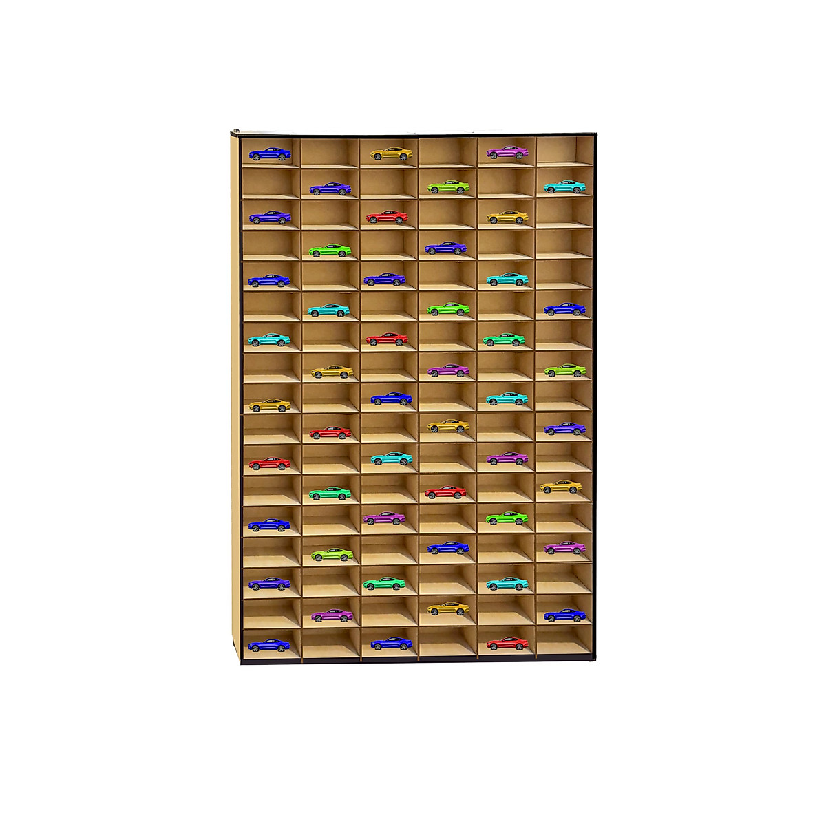 Alejandro Cortes Shelves Garage Collector's Shelf: 102-Slot Display Case Storage Organizer for 1/64 Scale Model Cars Toy Diecast , Ideal Model car Display case