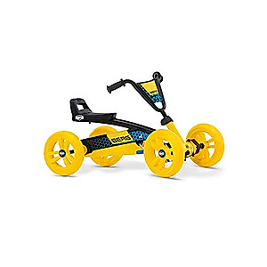 BERG Pedal Kart Buzzy BSX | Pedal Go Kart, Ride On Toys for Boys and Girls, Go Kart, Toddler Ride on Toys, Outdoor Toys, Beats Every Tricycle, Adaptable to Body Length, Go Cart for Ages 2-5 Years