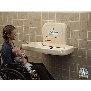 Koala Kare KB20000 Horizontal Baby Changing Station, 35 3/16 x 22 1/4, Cream (KB200-00)
