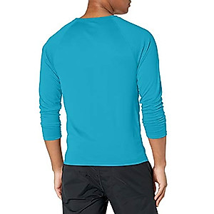 Kanu Surf Men's Standard Long-Sleeve Rashguard, Blue, XX-Large