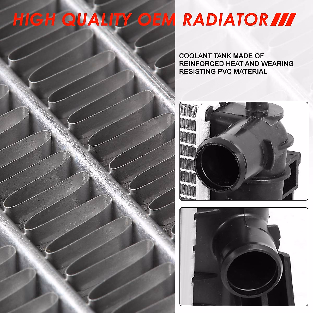 Auto Dynasty DPI 2789 Factory Style 1-Row Cooling Radiator, Compatible with Ford Mustang 3.7L 3.9L 4.0L 4.6L 5.0L AT MT 05-14, Aluminum Core