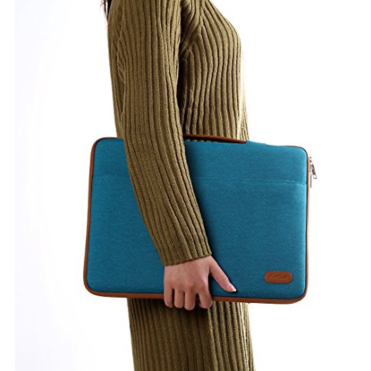ProCase 14-15.6 Inch Laptop Sleeve Case Protective Bag, Ultrabook Notebook Carrying Case Handbag for 14" 15" Samsung Sony Asus Acer Lenovo Dell HP Toshiba Chromebook Computers -Teal Universal Sleeve Case Bag 15_Teal