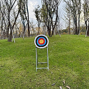 Meuiosd Archery Target Stand ，Folded Archery Target Stand for Grass Target & Point Bag Archery Target