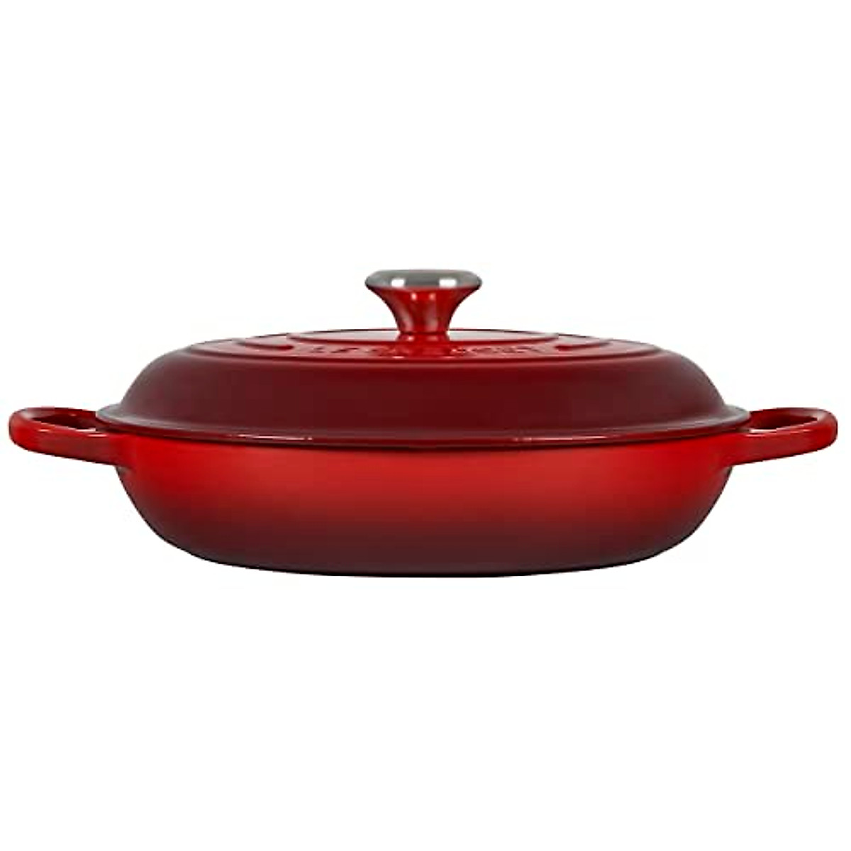 Le Creuset Enameled Cast Iron Signature Braiser, 3.5 qt., Cerise