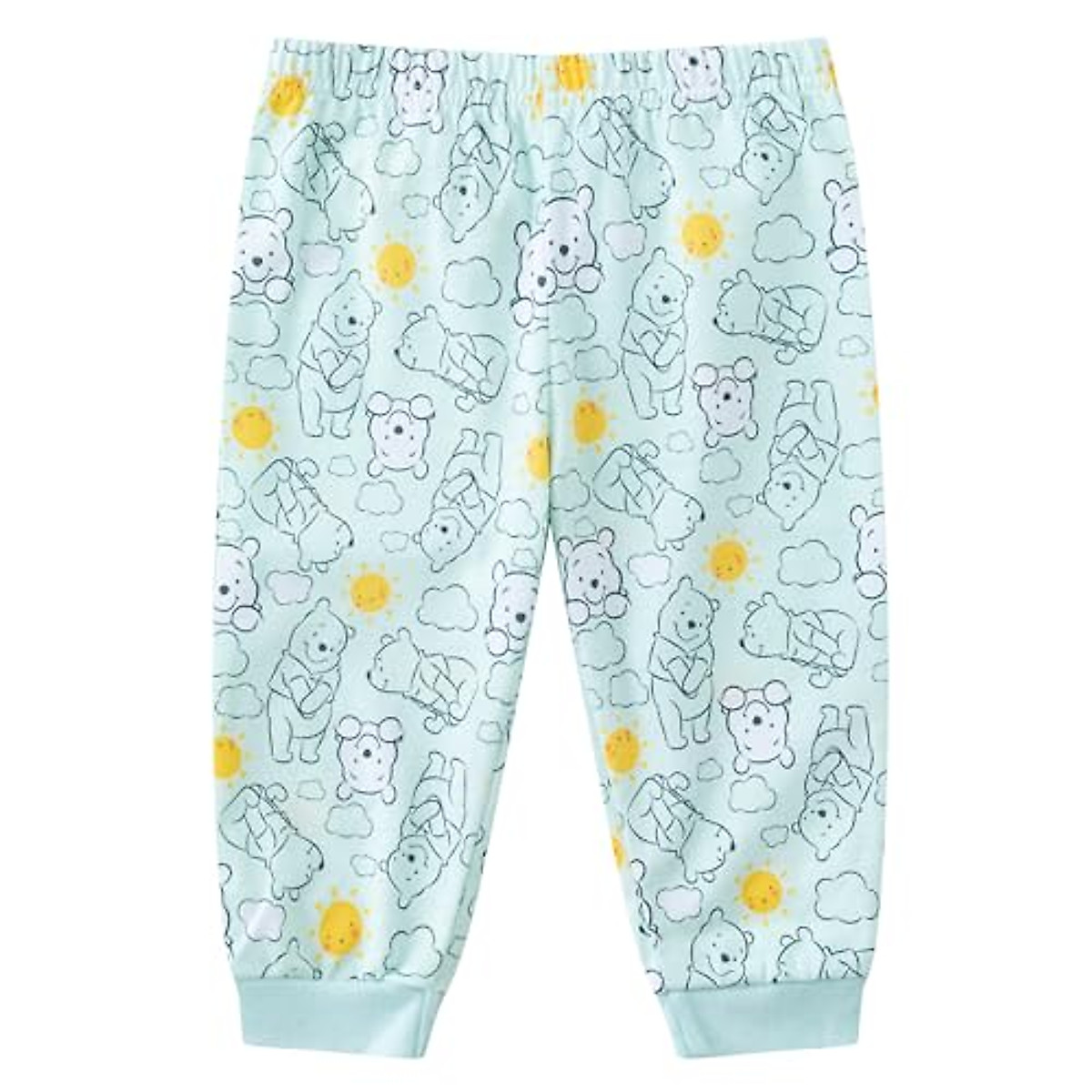 Disney Winnie the Pooh Baby Short Sleeve Bodysuit with Bib and Pants 3 Pack Set