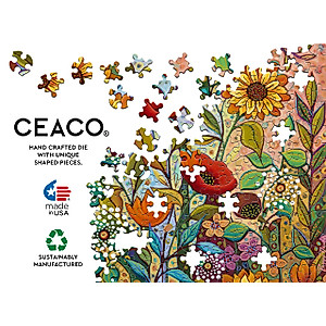 Ceaco - Peggy's Garden - Joy in The Morning - 1000 Piece Jigsaw Puzzle