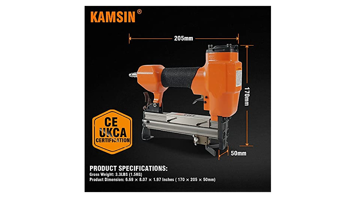 KAMSIN V1015 Pneumatic Frame Nailer for Easy Picture Framing