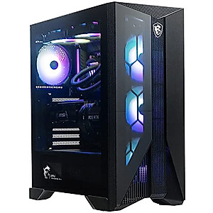 MSI Aegis RS 12TF-253US Gaming & Entertainment Desktop PC (Intel i9-12900KF 16-Core, 64GB DDR5 4800MHz RAM, 7.6TB SATA SSD, GeForce RTX 3080 Ti, WiFi, Bluetooth, Win 11 Home) Refurbished (Renewed)