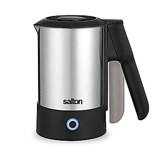 Salton JK2035 Stainless Steel Travel, 600 ml Electric Kettle, Silver