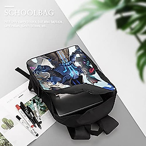 ohlcgin Fortnite Backpack Anime Game Backpack For Boys Unisex Cartoon Backpack For Teenagers Boys Backpack Girls Backpack Casual Daypack Travel Backpack Teen Bookbags Durable Backpacks 17 Inch