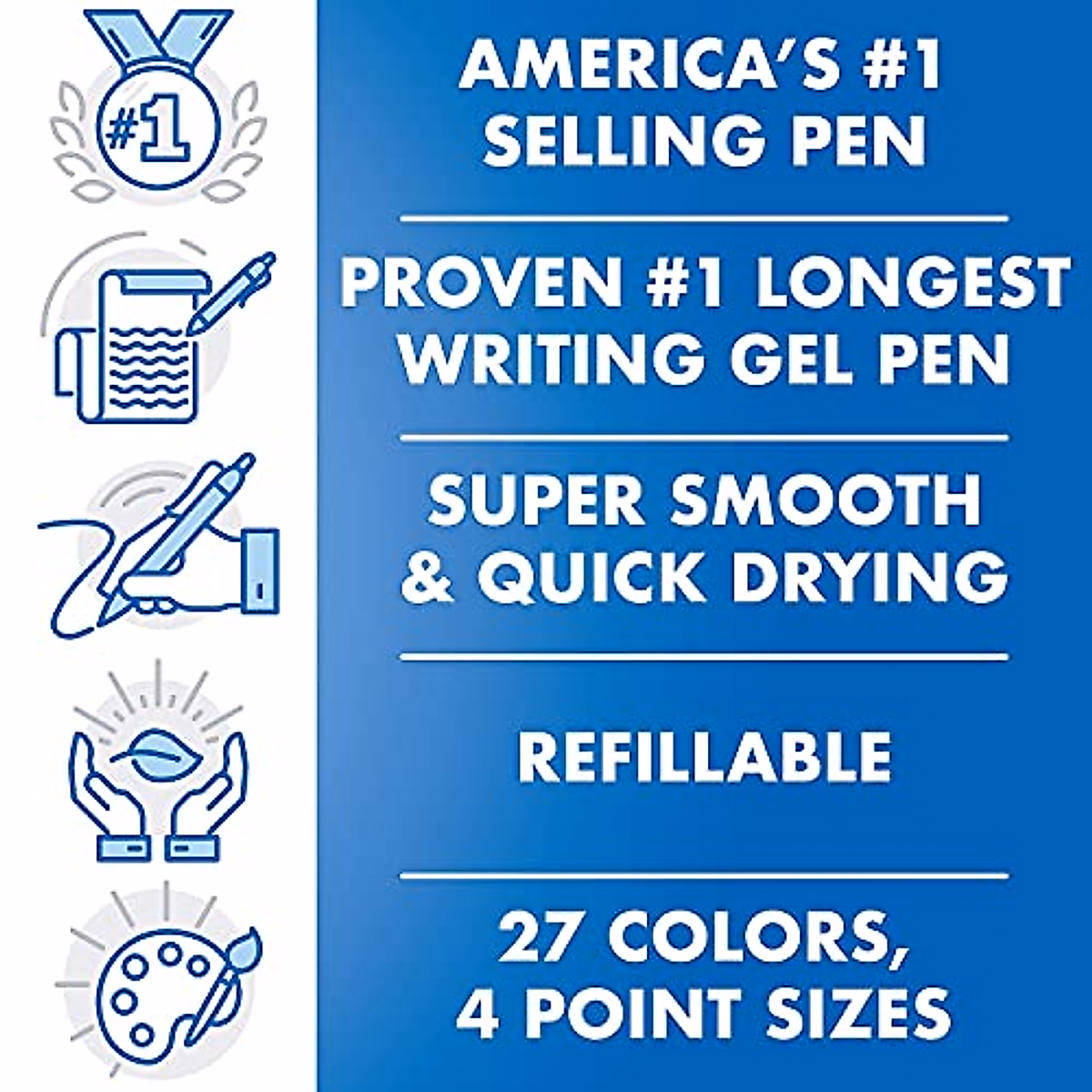 Pilot G2 Bold Point Retractable Gel Pens