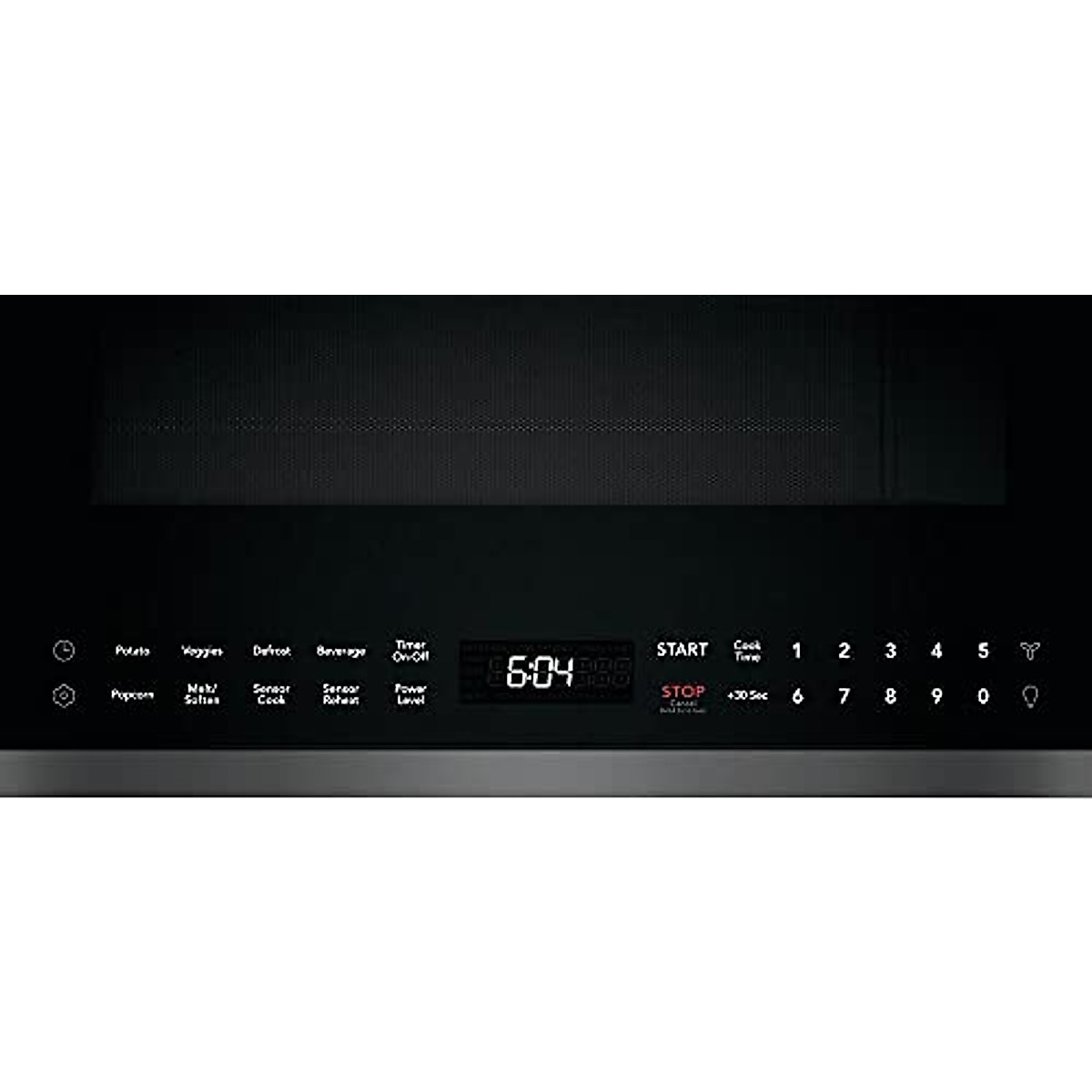 FRIGIDAIRE FGBM19WNVD 30" Gallery Series Black Stainless Steel Over-The-Range Microwave with 1.9 cu. ft. Capacity 300 CFM Sensor Cooking and LED Interior Lighting