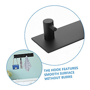 Zerodeko 3pcs Coat Hook Scarves Hook Towel Hooks for Hanging Door Hanging Rail Hanger Door Key Hanger Coat Mount Wall Mounted hat Hanging Door 304 Stainless Steel