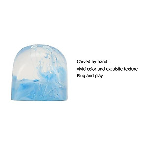 Gaming Keycaps, Hand Carved DIY Resin Keycaps for Cherry MX Switch Keyboard, Vivid Color, Gift for Home,Girl,Boy to DIY Gaming Keyboard (Blue)