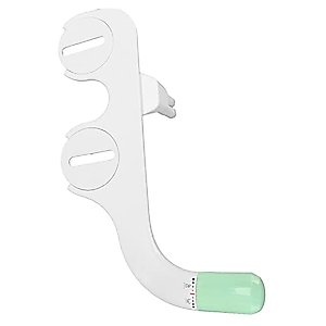 Ultra Slim Bidet Attachment, Easy Installation, Washer with 7/8 Copper Tee for Toilet