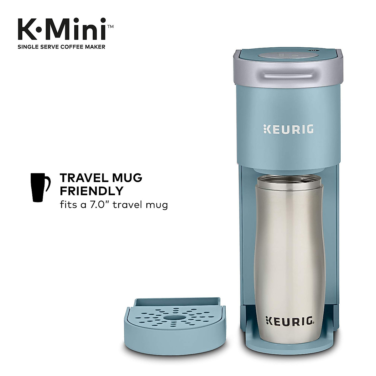 K-Mini® Single Serve Coffee Maker, Dreamy Blue
