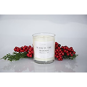 My Lumina Walk in The Woods Aromatherapy Candle -Natural Heart Chakra Energy - Soy Wax Scented Candle for Home Decor Art, Self Care, Spiritual Healing Gift, Women (Aromatherapy, 6.5)