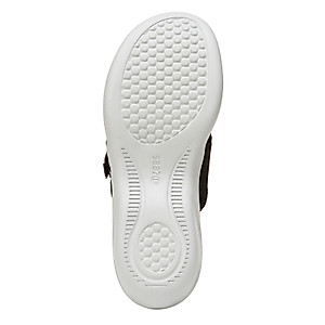 BZees Womens Camp Out Thong Sandal Black 7 W