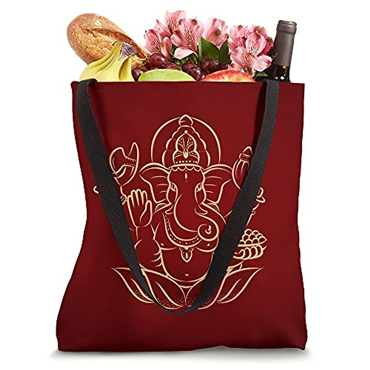 Lord Ganesh Hindu God Symbol Tote Bag