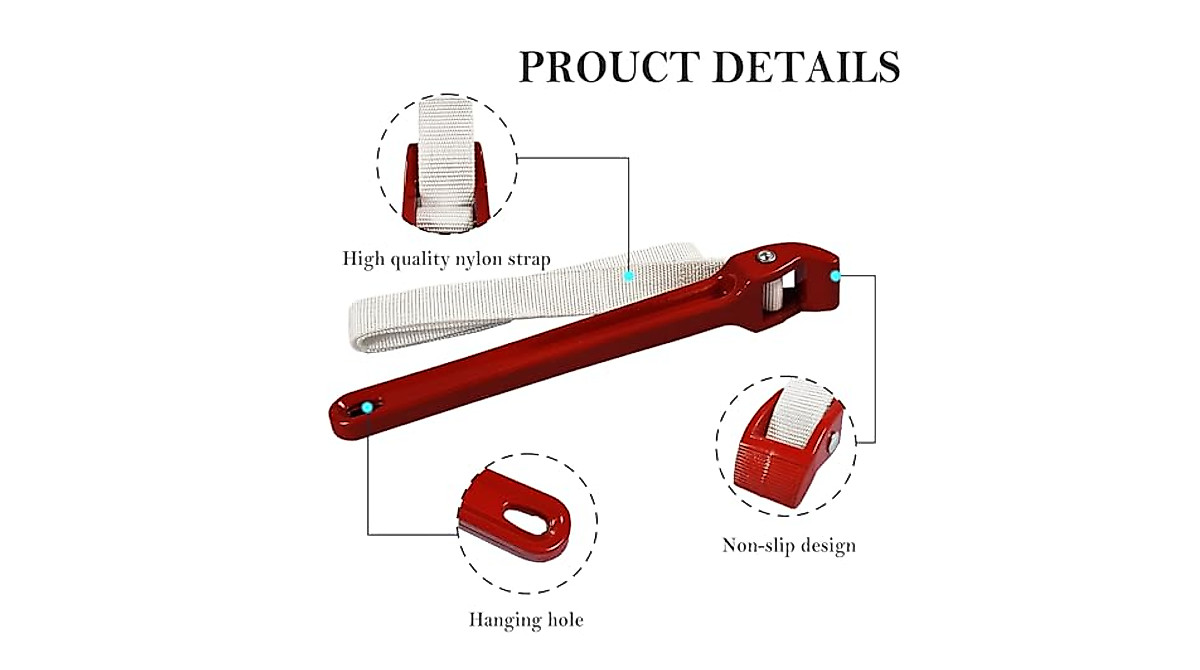 12-Inch Adjustable Pipe Strap Wrench for Versatile Use