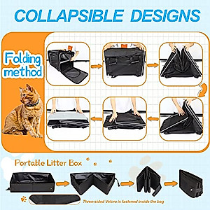 Petskd Large Pet Carrier 24"x17"x17" for Large Cats, Pet Carrier for 2 Cats or Medium Dog, Cat Carrier for Car Travel with Litter Box and Bowl, Cat Soft Carrier with Locking Safety Zipper