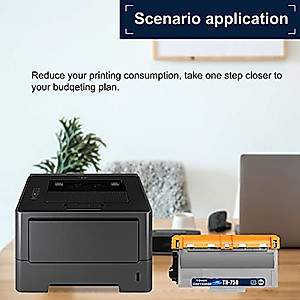 Neoa (2-PK,Black) TN750 TN-750 High Yield Compatible Toner Cartridge Replacement for Brother HL-5470DW/DWT 6180DW/DWT DCP-8155DN 8510DN MFC-8910DW 8950DW/DWT Printer TonerCartridge, Sold by NEODAYNET