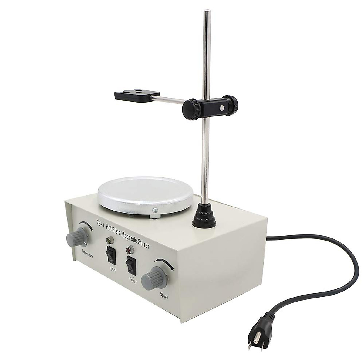 Magnetic Stirrer, Hot Plate with Speed Adjusting, Magnetic Mixer with 7 Pcs Stirrer Stir Bars Mixed, Home Lab Stirrer, 1000ML