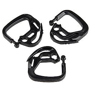 Mtsooning 50PCS Shade Cloth Clips, Black Net Clip Hooks, Universial Plastic Clamps for Sun Shade Net/Anti-Bird Net/Garden Net/Rope/Canopy
