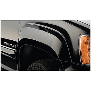 Bushwacker OE Style Factory Front Fender Flares | 2-Piece Set, Black, Smooth Finish | 40081-02 | Fits 2007-2013 GMC Sierra 1500; 2007-2014 Sierra 2500 HD